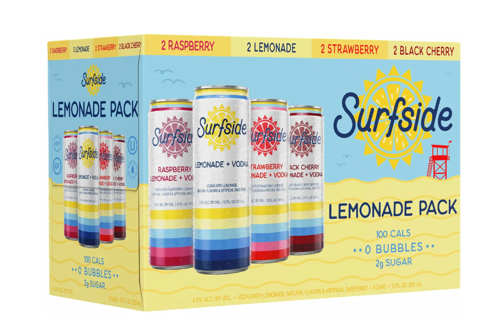 Surfside Lemonade Cocktail Variety Pack – Superyacht Bar